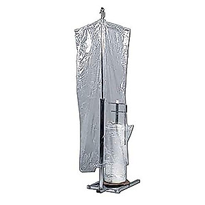 SSWBasics Chrome Single Roll Garment Bag Rack