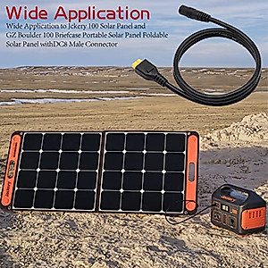 Ruikarhop 3Ft 12 AWG DC 8mm/DC7909 Female to XT60 Female Connector Extension Cable for Lipo Battery Pack Compatible Portable Power Station & Solar Generator