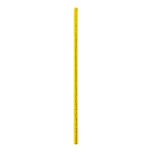 Restaurantware Metallic Gold Paper Straw - Biodegradable, 6mm - 7 3/4" - 25 count box