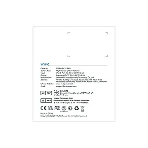 Mini Portable Charger For iPhone,VRURC Power Bank 5000mAh,PD 20W Fast Charging Slim Rechargeable Battery Compatible With iPhone 14/14 Plus/Pro/Max/13 Mini/13/Pro/Max/12/12 Mini/12 Pro/11 Pro Max-Black