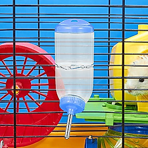 Alipis Pet Hanging Water Bottle Rabbit Water Bottle No Drip for Rabbits Ferrets Guinea Pigs Hamsters Rats Mice Other Small Animal
