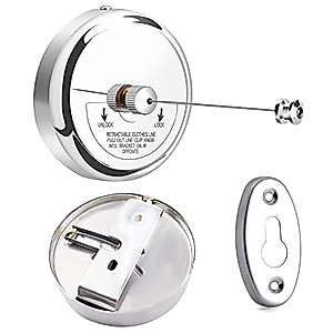 Retractable Clothesline Adjustable Laundry String Line SUS304 Stainless Steel Clothes Dryer Hotel Style Heavy Duty Clothes Line Dryer