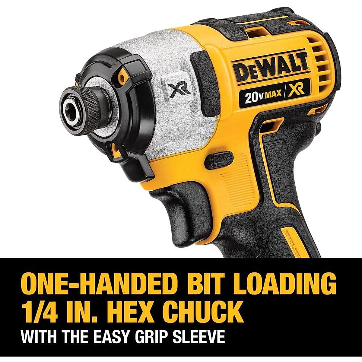 DEWALT 20V MAX XR Impact Driver, Brushless, 3-Speed, 1/4-Inch, Tool Only (DCF887B)-Deal Express Accessories, Yellow