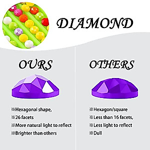 weirtoya Diamond Painting Kits for Adults Round Full Drill Diamond Painting Kits, 5D DIY Diamond Painting by Number Kits Diamond Art Kits for Home Wall Decoratiob 12x16 Inch