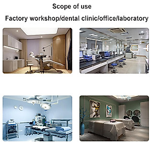 Dental Chair Dentist Stools Dental Assistant Chair with Back Support Rotatable Armrest Microfiber Leather Mobile Chair Doctor's Stool Height Adjustment,B3