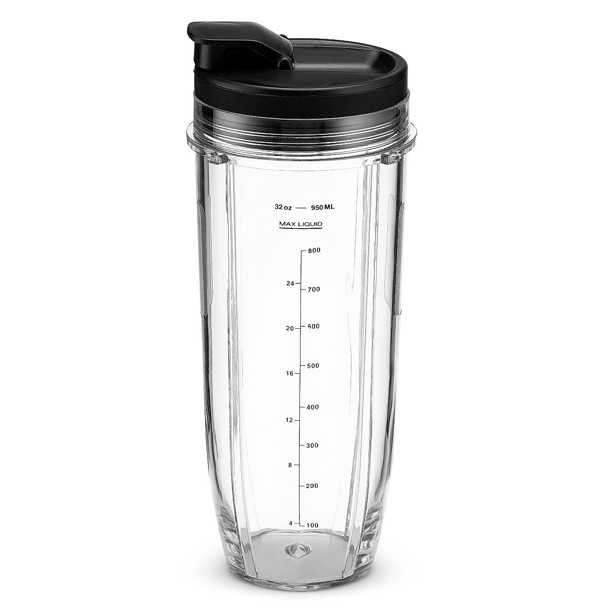 Nutri Ninja 32 oz Tritan Cups with Sip & Seal Lids. Compatible with BL480, BL490, BL640, & BL680 Auto IQ Series Blenders (Pack of 2)