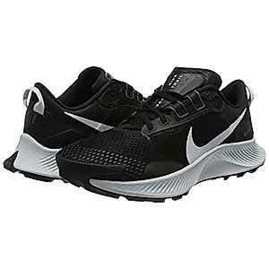 Nike Women's Pegasus Trail 3 Running Shoes, Black/Pure Platinum, 8.5 M US