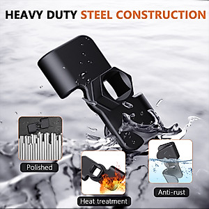 Anblak Wrench Extender for 1/2 Inch Drive Breaker Bars/21 mm Hex Drive, Universal Wrench Extension Tool Adaptor for Cheater Bar, Extend Wrenches Tool to Leverage over Stubborn Nuts，Bolts