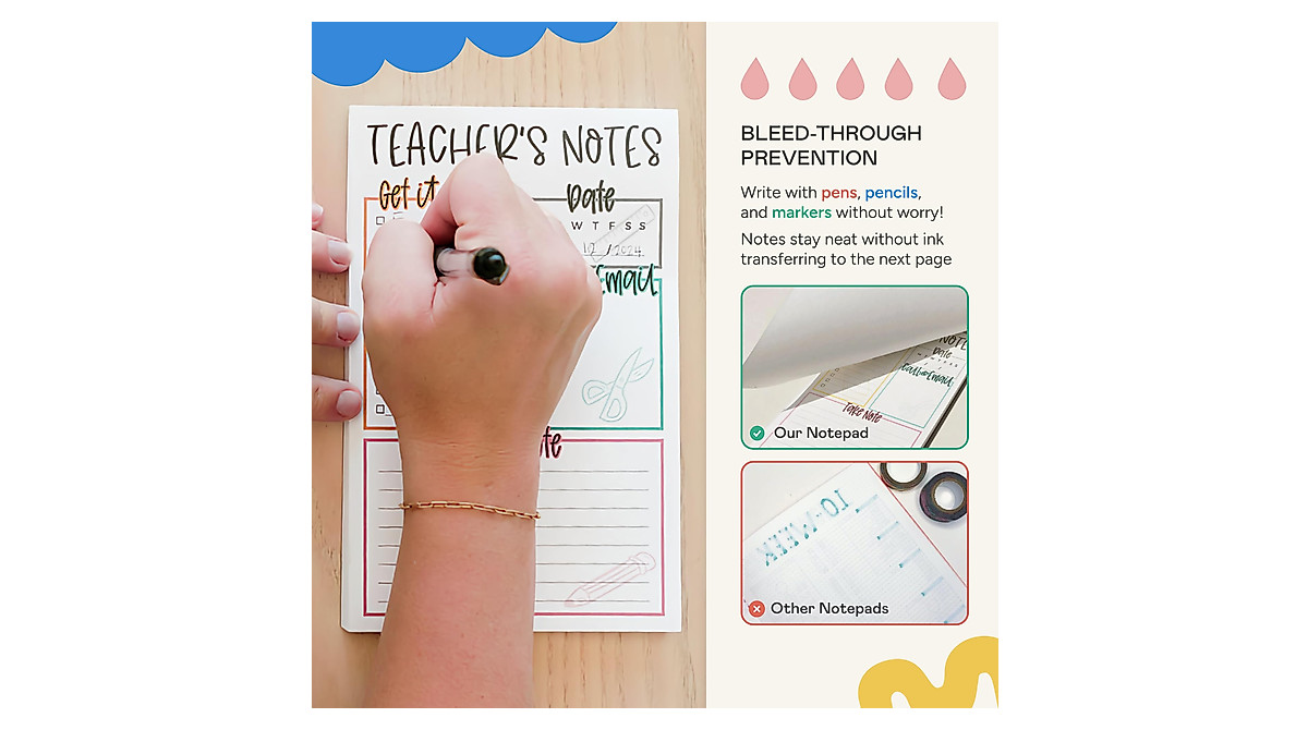 Teacher Notepad - Perfect Gift for Educators | Made in USA