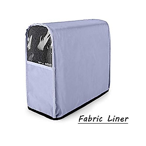 CURMIO Coffee Maker Dust Cover Compatible with Keurig K-Mini and K-Mini Plus, Coffee Making Machine Cover with Pockets for K Cup, Cover Only