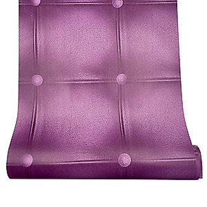 Yifely Purple Grid Shelving Paper Removable Shelf Liner PVC Drawer Sticker Redo Old Nightstands Doors 17.7 Inch by 9.8 Feet