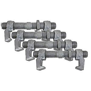 Mytee Products (4 Pack) SEA Rail Shipping Container Bridge Fittings Clamp - 380 mm Clamp - Used to Connect Shipping Containers Together