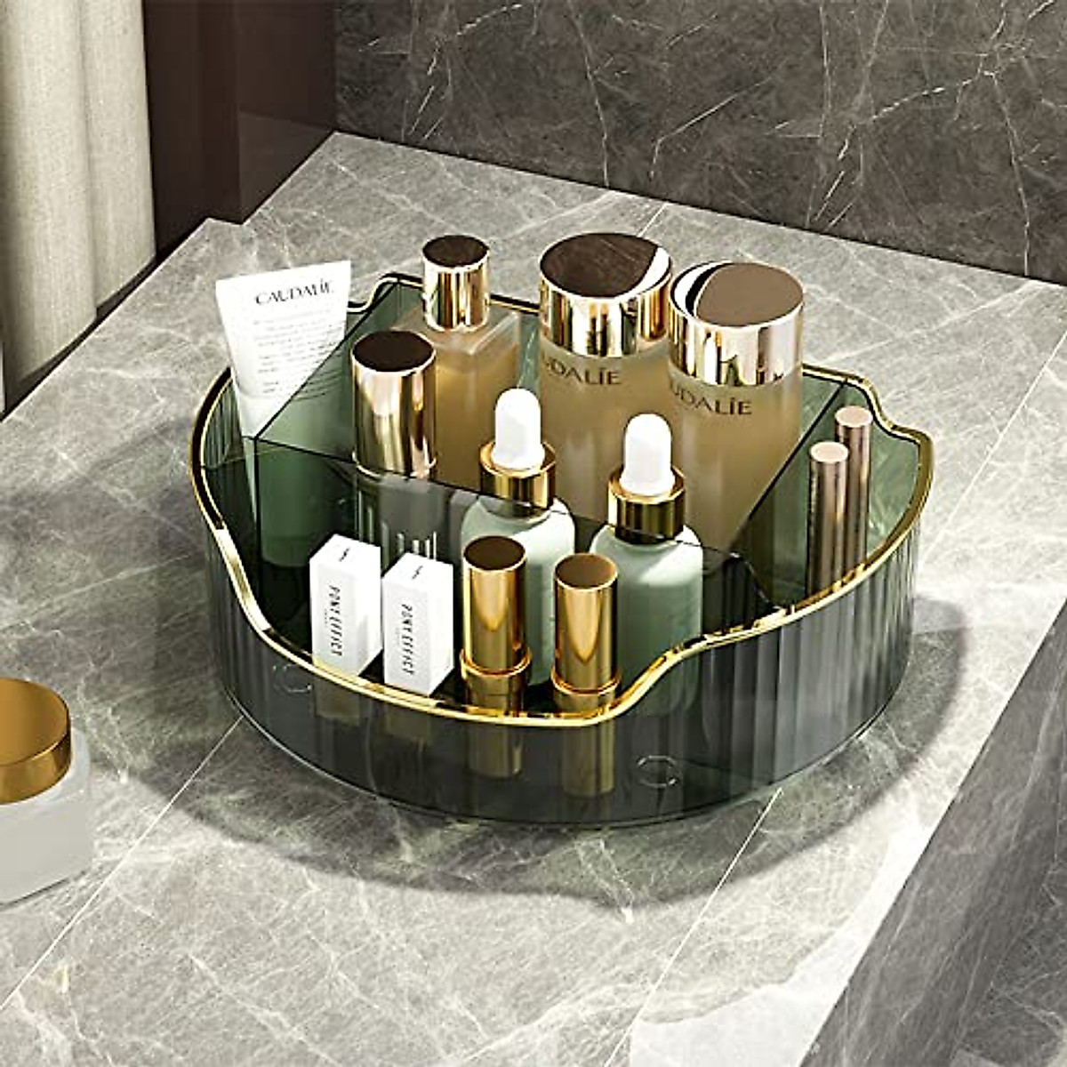 FIZZOQI Multi-Functional Organizer Shelf Skin Care Products Storage Rack Cosmetics Storage Shelf Make Up Cosmetics Organizer Storage Box Tabletop Storage Rack