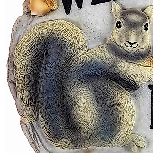 Spoontiques - Garden Décor - Nut House Stepping Stone - Decorative Stone for Garden