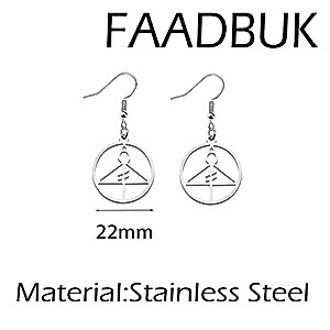 Owl House Inspired Light Glyph Earrings Owl House Fan Gift (Glyph Earrings)