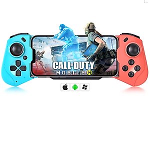 arVin Wireless Gamepad Controller for iPhone, iOS, Android, PC, Phone Game Controller for iPhone 15/14/13/iPad/MacBook/Samsung Galaxy S23/22/21/TCL/Tablet/Call of Duty Mobile/Genshin Impact/Diablo