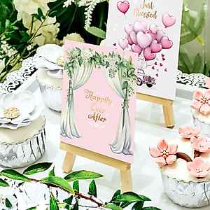 Fancy Land Wedding Cards for the Bride and Groom Gold Foil Engagement Congratulation Notes Card with Envelopes and Stickers for Bridal Shower Wedding Ceremony Party Supplies 24 Pcs