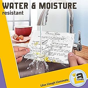 Thermal Laminating Pouches, 4.3 x 6.3 Inches, 3 Mil Thick, 50 Pack, Suited for Picture Size Laminating Sheets 4 x 6