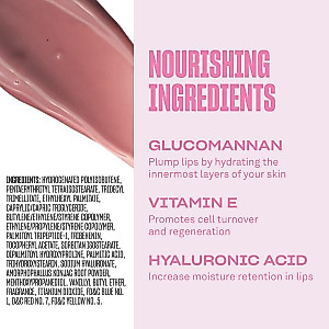 BABE ORIGINAL Glow Plumping Lip Jelly For Thicker Lips - High Shine Lip Gloss for Moisturizing, Hydrating and Soothing Lips, Mauve