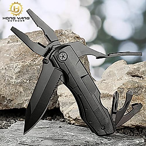 AAZZIE Multifunctional Knife Pliers Portable Multi-Purpose Folding Pliers Combination Swiss Army Knife Knife Knife Outdoor Tool Pliers Set
