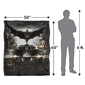 Batman Arkham Knight Poster Officially Licensed Silky Touch Super Soft Throw Blanket 50" x 60"