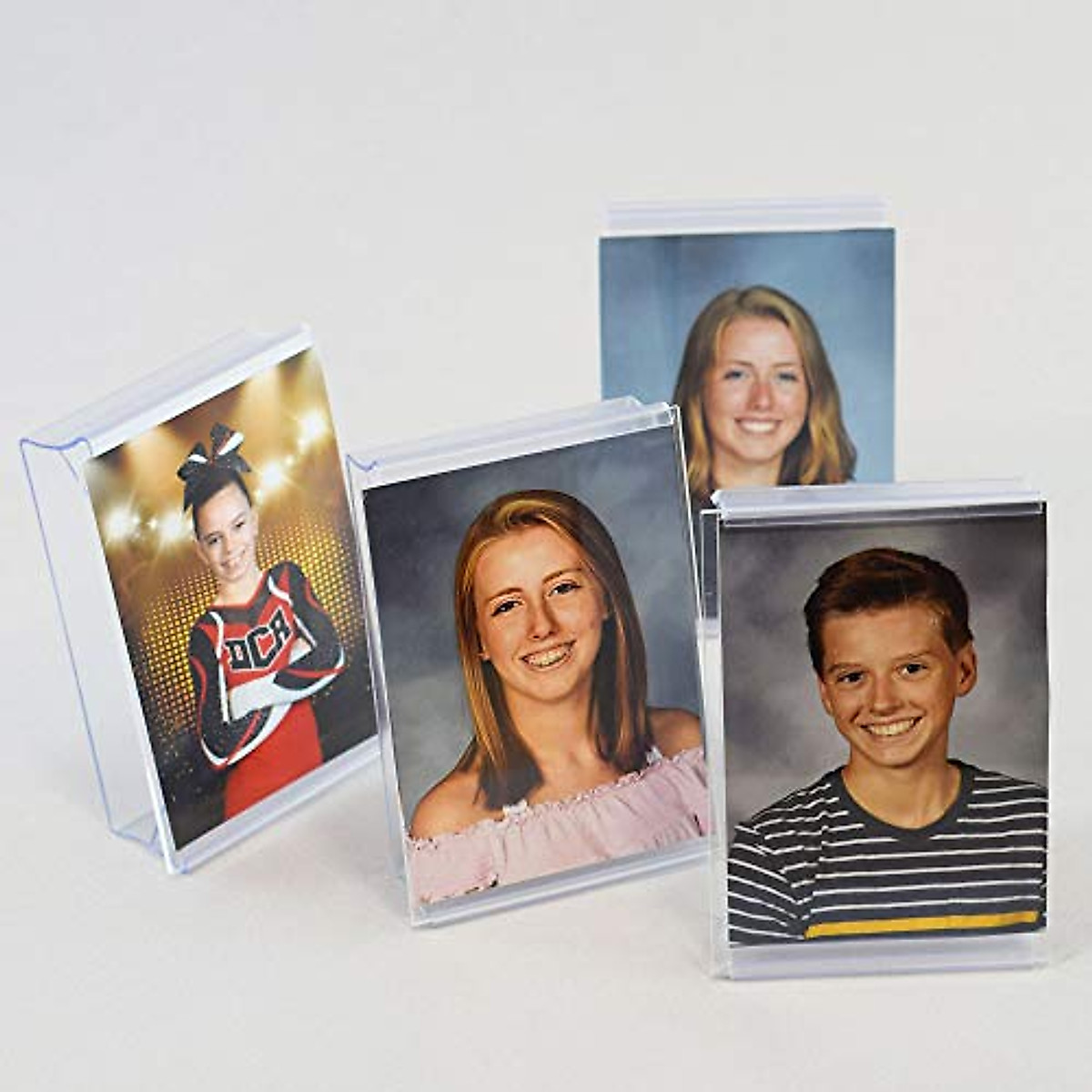 CollectorMount Photo Mount 1 Pack, Clear Picture Frame, Wall Mount or Shelf Stand, Vertical or Horizontal, 2.5” x 3.5”