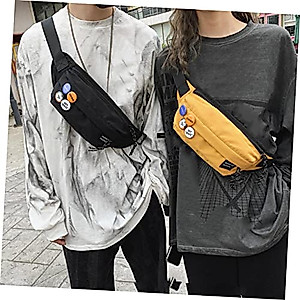 PACKOVE 1Pc Shoulder Bags waist bag for women crossbody bags for women trendy women hip bum bag casual belt bag belt bag for women Casual Bag chest shoulder bag badge man running nylon