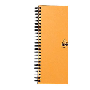 Rhodia Orange Meeting Notebook 16 x 21 cm,