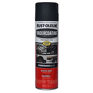 15 oz Rust-Oleum Brands 248657 Black Automotive Rubberized Undercoating Pack of 6