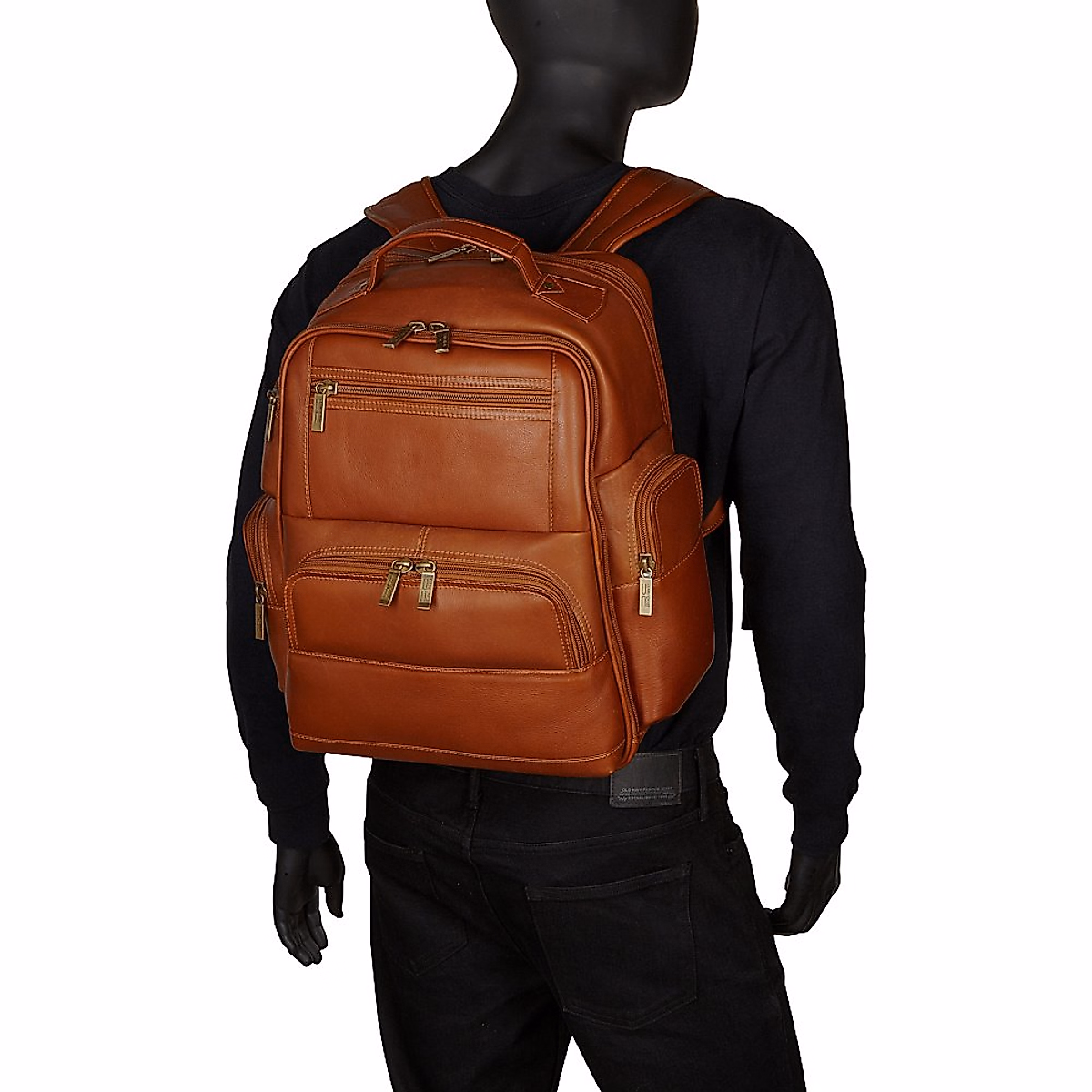 Claire Chase Executive Backpack-2, Café, One Size