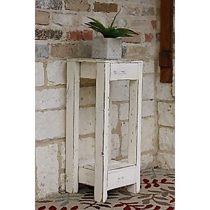 White Accent Table 10x10