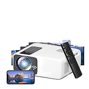 Projector Full HD 1080P Portable 4K Video WiFi Projector Home Theater 3D Smartphone Laser (Color : Android Version)