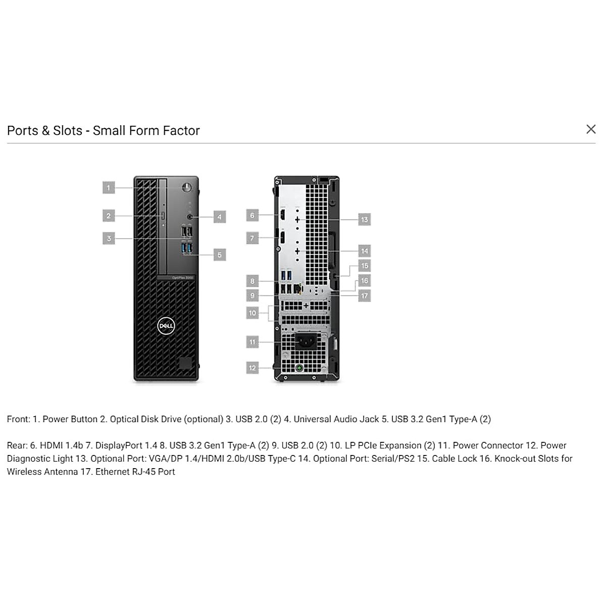 Dell OptiPlex 3000 Business Desktop Computer, Intel Core i5-12500 Processor up to 4.6GHz, |32GB RAM, 1TB PCIe SSD| Windows 10 Pro, Small Form Factor