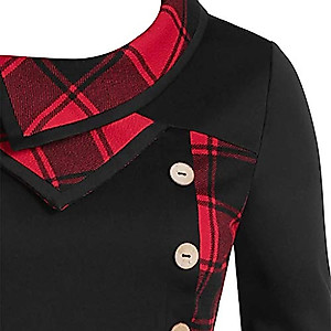 Zip up Hoodies for Women Cuffed Sleeve red Shirt 2023 Fall Casual Wedding Guest Dresses for Women Fall Zip Jackets y2k tee Tops Blouse Halloween pjs Women 2023 Fall Half Zip Sweater Women