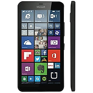 Microsoft Nokia Lumia 640 LTE RM-1072 8GB 5" Unlocked GSM Windows 8MP Camera Smartphone - Black - International Version No Warranty