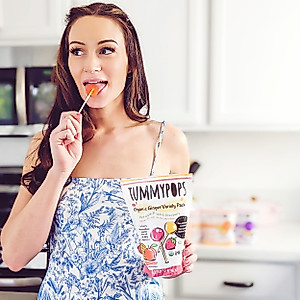 USDA Organic Tummypops Ginger Variety Pack (Pineapple, Peach, & Strawberry)