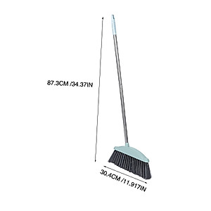 minkissy Garbage Shovel Sweep Broom Small Brooms Handle Broomstick Outdoor Broom Cleaning Broom Garden Broom House Brooms for Sweeping Indoor Sweep Cleaner Broom Wiper Pet Plastic Office