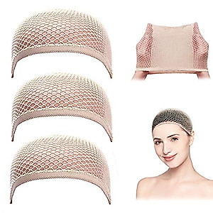 Dreamlover Mesh Wig Cap, Nude Wig Hair Caps for Women, 3 Pieces