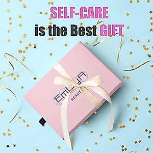 Emuya Gua Sha Facial Tools – Guasha Tool for Face - Gua Sha Stone Massage Tool for Sculpting, Scarping, Contour Jawline, or Body – Black Bian Stone Massager in 7 Edges for Skincare