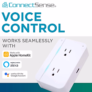 ConnectSense CS-SO-2 Smart Outlet² Plug, White