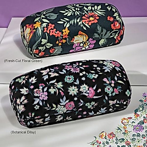 Vera Bradley Clamshell Readers Eyeglass Case, Black Bandana Medallion (Readers Case)