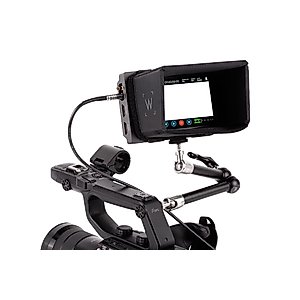 Wooden Camera LCD Sun Shade for Monitors 4 to 5-Inches, Monitor Hood with All-Sides Coverage and Flexible Bottom for Easy Access