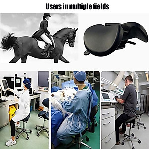 JMYSD Ergonomic Saddle Stool Adjustable Saddle Chair Dental Stool Saddle Salon Stool for Hospital Laboratory Salon Office,B