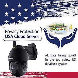 LaView Security Camera Outdoor,1080P HD Wi-Fi Home Security Cameras with Pan/Tilt 360 View,Night Vision,2-Way Audio,IP65,Motion Detection Activity Alert,Easy Set Up,USA Cloud Service with Alexa