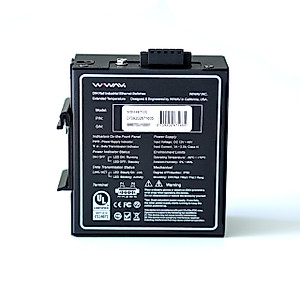 WIWAV WDH-8ET-DC 10/100Mbps Unmanaged 8-Port Industrial Ethernet Switches with DIN Rail/Wall-Mount (UL Listed, Fanless, -30°C~75°C)