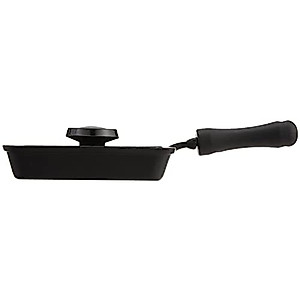 Norpro Mini Cast Iron Panini Pan with Press, 5.9 IN, As Shown