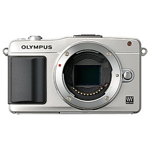 Olympus E-PM2 Mirrorless Digital Camera, Body Only (Silver) (Old Model)