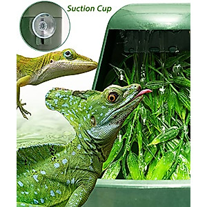 Automatic Reptile Waterfall Fountain Dripper - Adjustable Reptile Water Dispenser Chameleon Cantina Drinking Fountain for Amphibians Insects Lizard Turtle Snake Spider Frog Gecko
