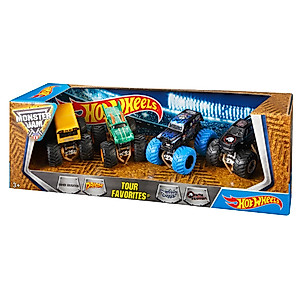 Hot Wheels Monster Jam Tour Favorites – Styles May Vary