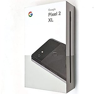 Google Pixel 2 XL 128GB Unlocked GSM/CDMA 4G LTE Octa-Core Phone w/ 12.2MP Camera - Black & White